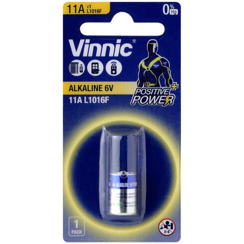 Vinnic 11A Remote Control Batteries Alkaline 6V L1016F 1Pc E11A GP-11A ...