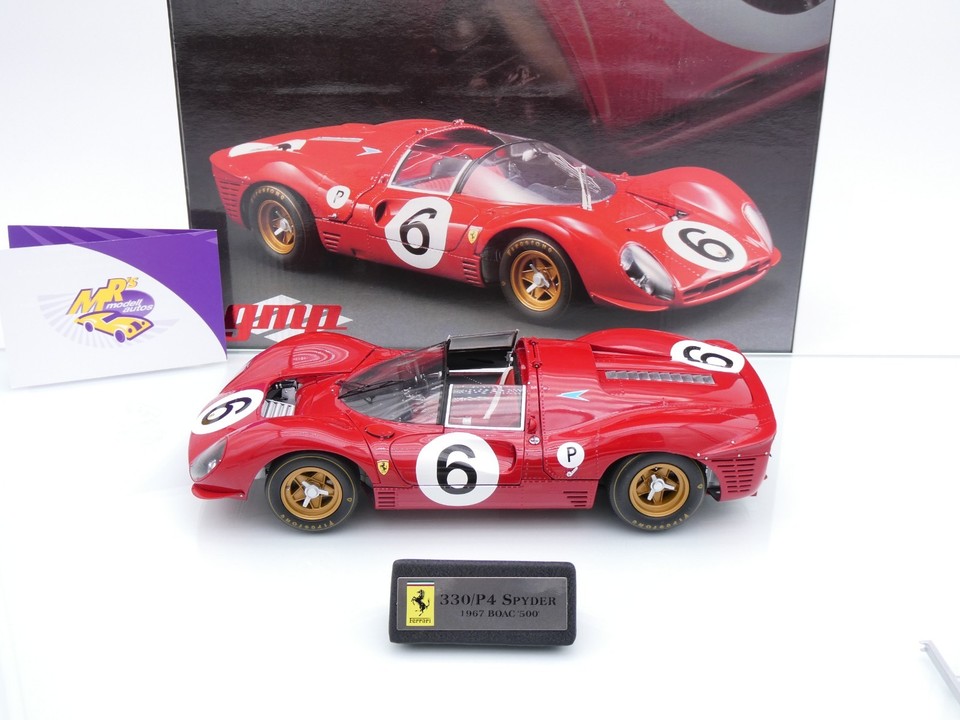 GMP G1804101 # Ferrari 330 P4 Spyder #6 6h Brands Hatch 1967 " J ...