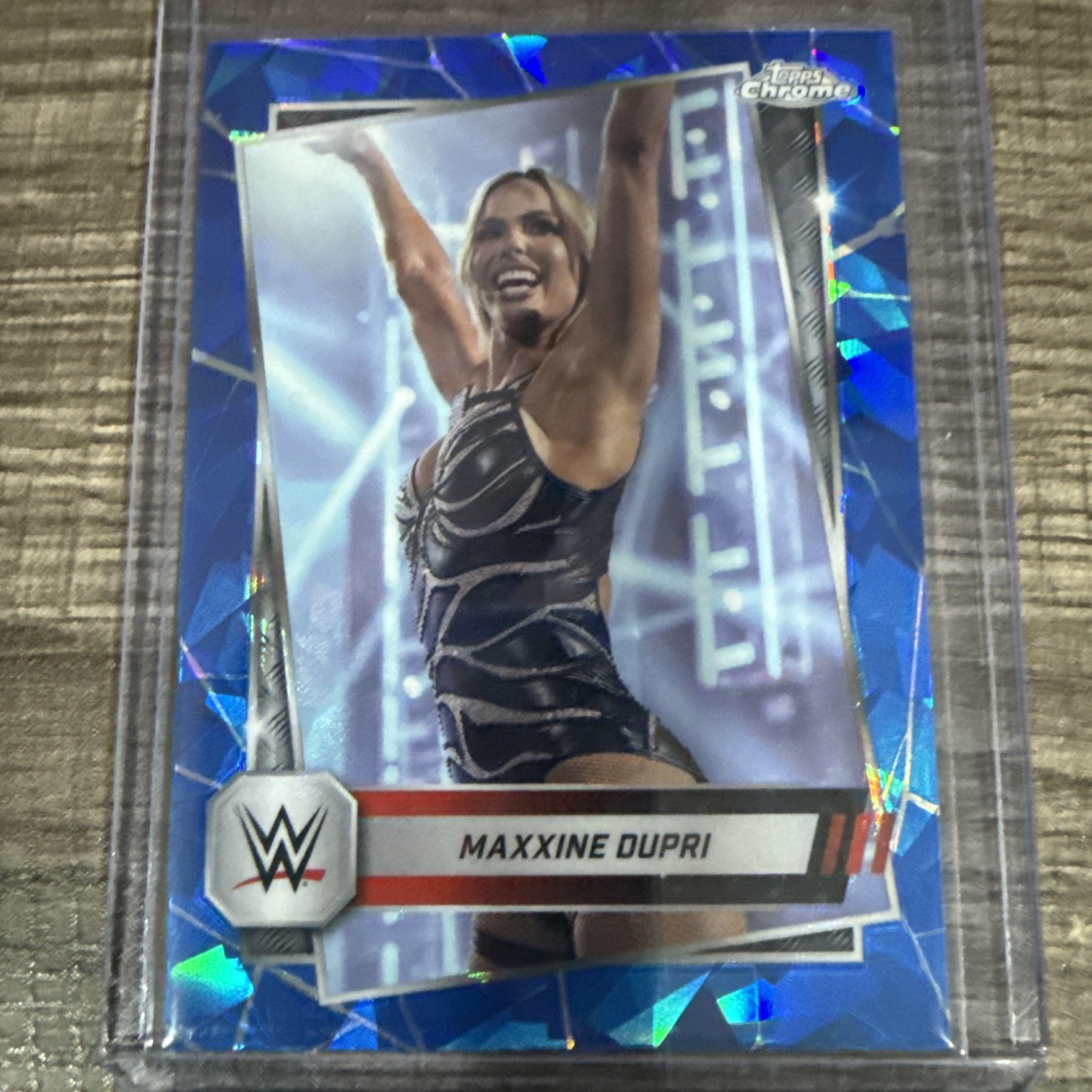 Maxxine Dupri 2025 Topps Chrome WWE Sapphire Edition #RBA-MAX Red Brand ...