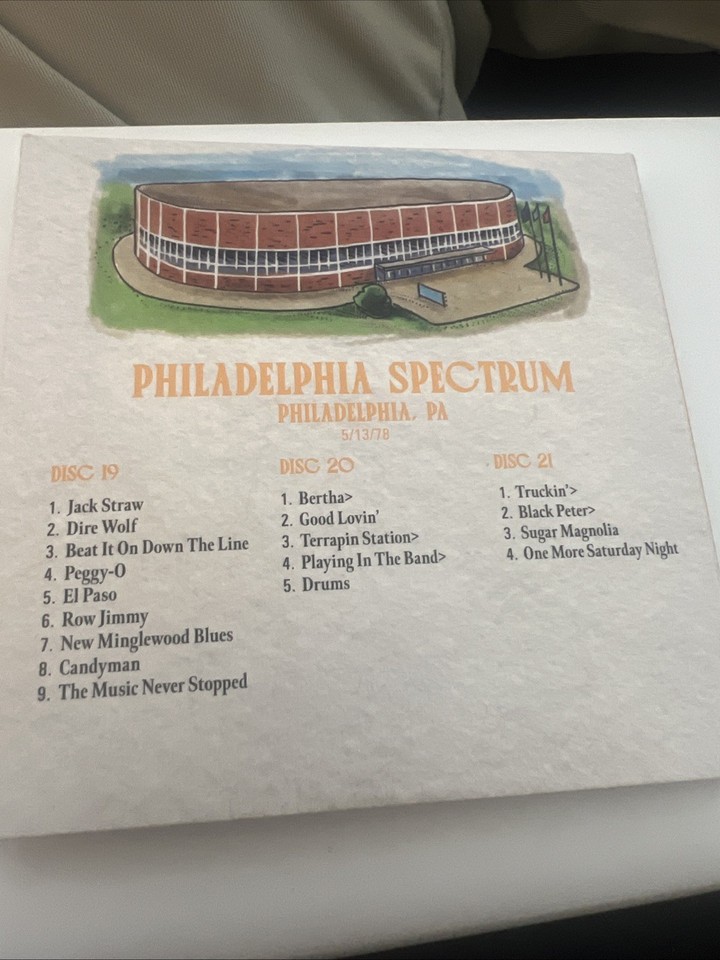 Grateful Dead. Enjoying The Ride. 5/13/1978. Spectrum. Philadelphia, PA ...