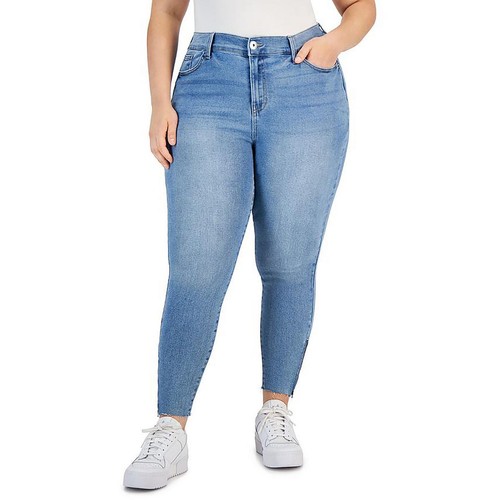 Celebrity Pink Womens The Spice Blue High Rise Skinny Jeans Plus 20W ...