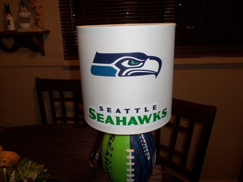 SEATTLE SEAHAWKS FOOTBALL TABLE LAMP (HANDCRAFTED) | eBay