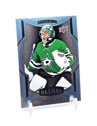 Jake Oettinger ROOKIE CARD "Double Rainbow" SP 2020-21 Upper Deck ...