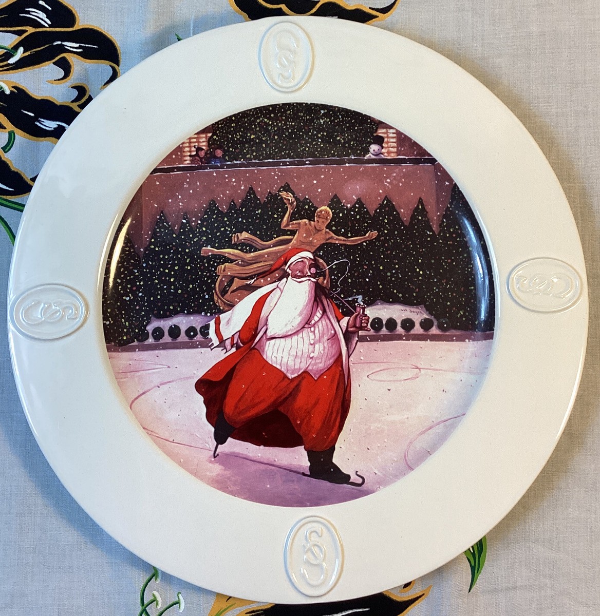 Santa Calls William Joyce NEW WILLIAM JOYCE Santa Calls Plate & Book