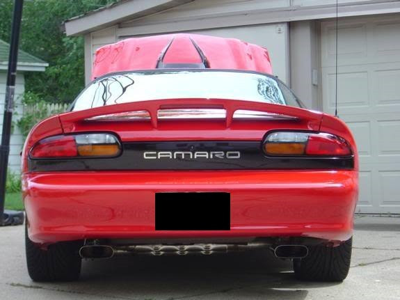 Spoiler for Chevrolet Camaro SS 1993-2002 W/SLP LED Light Painted Any ...