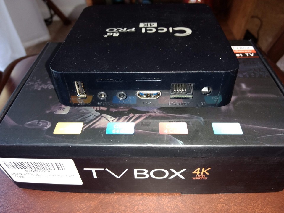 Cicci Pro 5G 4K Android TV Box 4 Core 64 Bit CPU, 4K UCD 3840X2160 | eBay