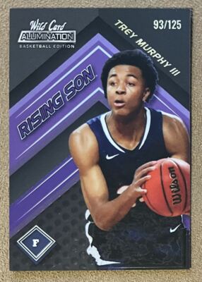 2021-22 Wild Card Alumination Rising Son Purple Trey Murphy III /125 # ...