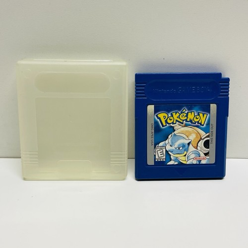 Pokemon Blue Version (Game Boy, 1998) TESTED And Works SAVES Authentic ...