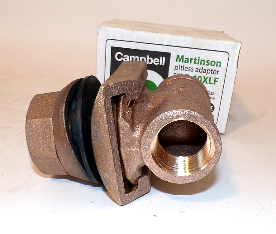 Campbell Martinson Pitless Adapter B-10XLF, 1" Drop Pipe, NEW | eBay