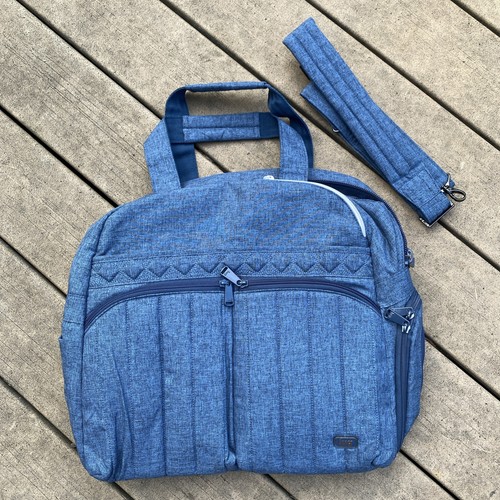 LUG BOXER BAG Weekend, Athletic Gym Bag Overnighter, Heather Navy Blue ...