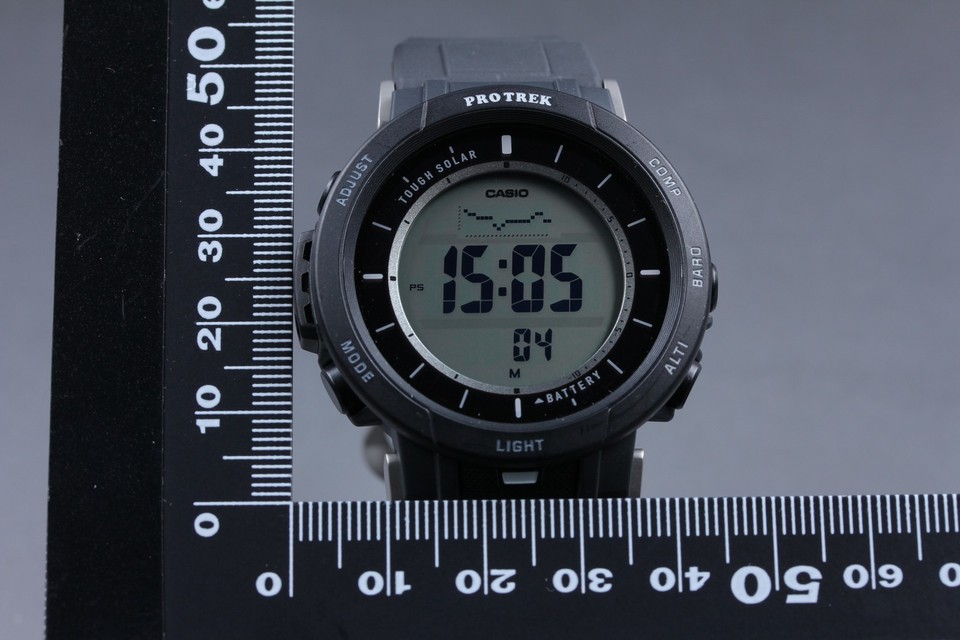 [MINT in Box] CASIO PRO TREK PRG-30 Black Digital Solar Men's Watch ...