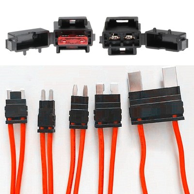 Extension Cord Large Size Standard Mini Micro2 Car Fuse Holder ACC Fuse ...