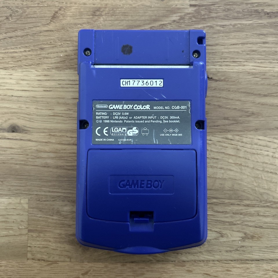 Nintendo Game Boy Color Console - Grape - Tested & Working | eBay UK