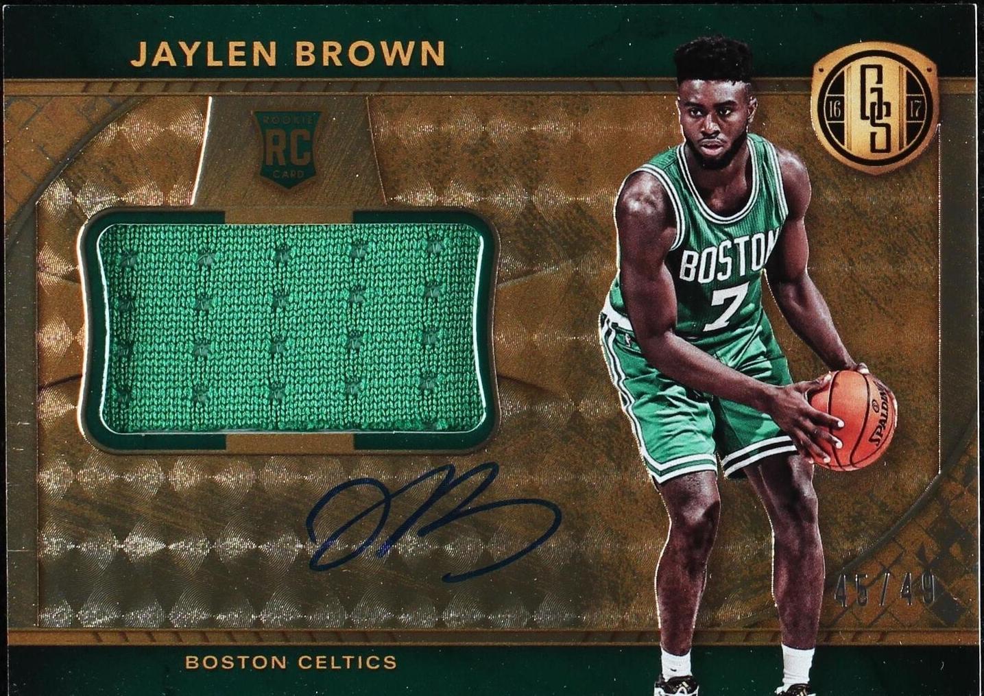 2016-17 Panini Gold Standard - Rookie Jersey Autographs Jumbos Jaylen ...