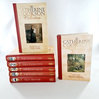 7x The Catherine Cookson Collection Red Spine Hardcover Romance ...