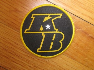 Kobe Bryant KB Memory Sports Patch 3" Sew On Hats, Shirts, Jerseys ...