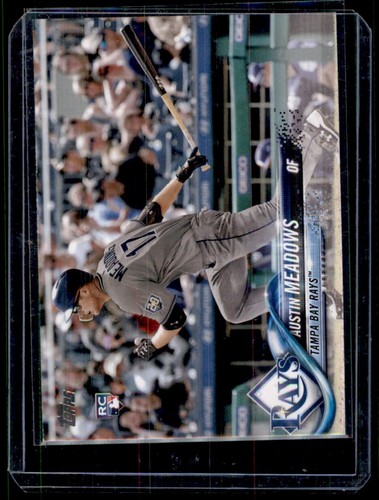 2018 TOPPS UPDATE BASE VARIATION AUTOGRAPHS AUSTIN MEADOWS AUTO TAMPA ...
