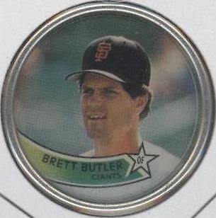 1989 Topps Coins - #6 Brett Butler for sale online | eBay