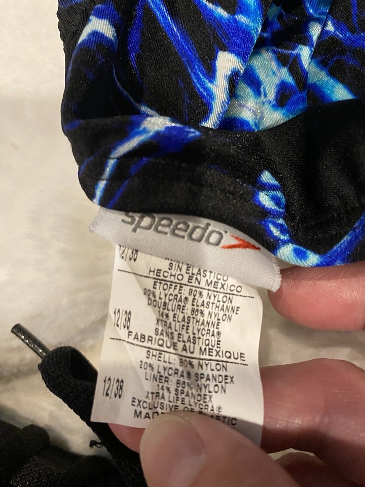 Speedo Womens Spiral Curve Pro LT Drop Back Blue One Piece Swim Suit | eBay