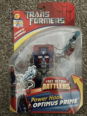 Transformers Fast Action Battlers Power Hook OPTIMUS PRIME 2006 New In ...