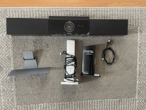 Polycom Poly Studio P009 4K HD Video Conference Sound Bar Elmo Reader ...