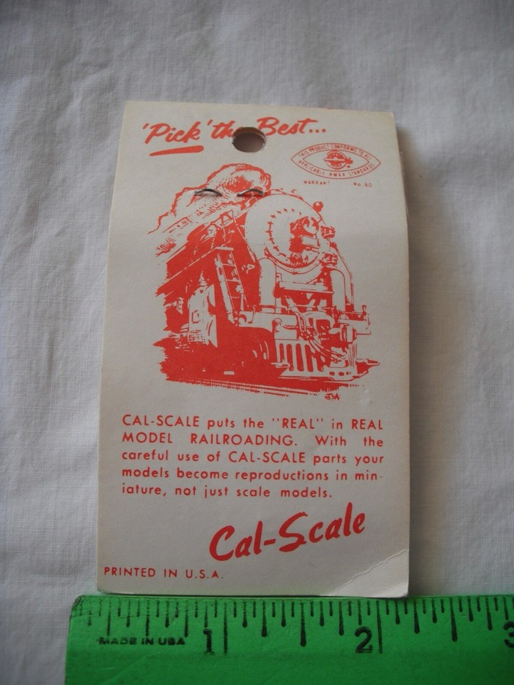 Cal-Scale 190-3016, Marker Lights, Pair, Brass Metal Detail Parts, O ...