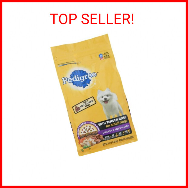 PEDIGREE with Tender Bites (3.5lb) Small Dog Complete Nutrition Small ...
