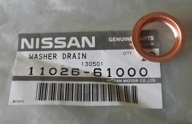 Genuine Nissan Sump Plug Washers 1102661000 for sale online | eBay