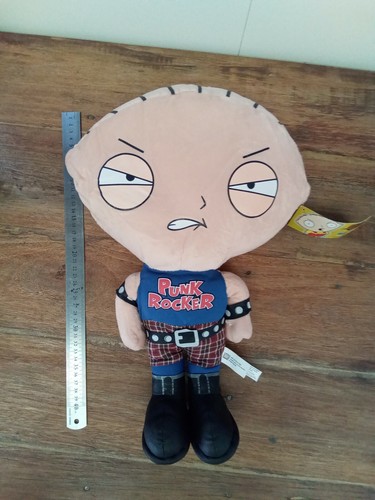Rare Family Guy Baby Stewie Punk Rocker Soft Plush w/tag 17" 45cm Toy ...