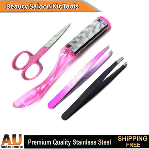 Eyebrow Hair Plucking Tweezers & Cuticle Nails Cutting Scissors Foot ...