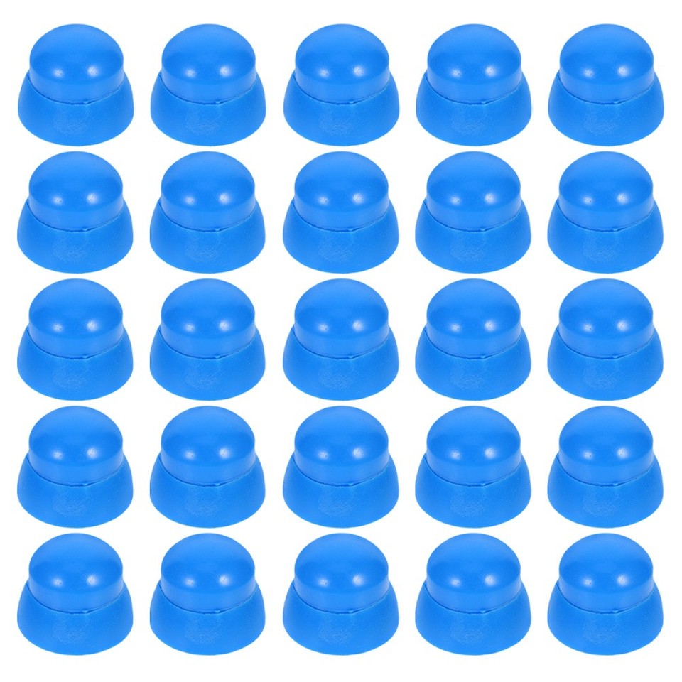 25 Pcs Nut Covers Plastic Dome Caps Playground Screw Bolt | eBay
