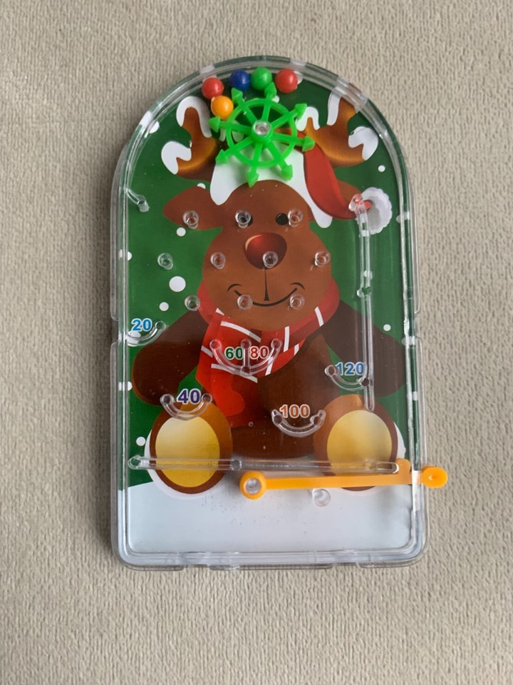 1 to 100Mini Christmas Pinball game Kids Party bag Stocking Filler Toy ...