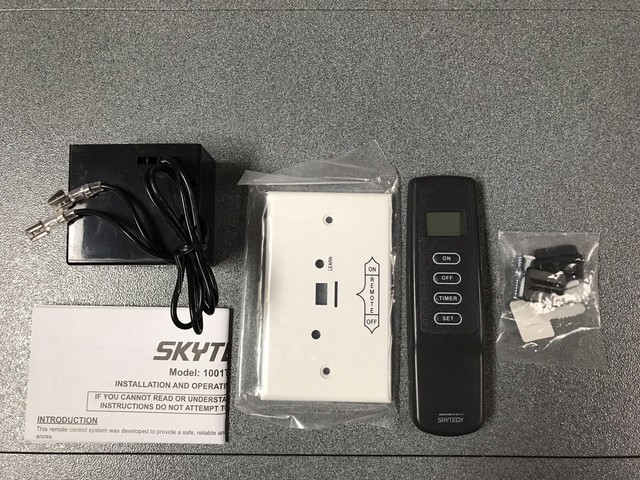 Skytech 100IT/LCD-A Hand-Held Fireplace Remote Control For Gas Hearth ...
