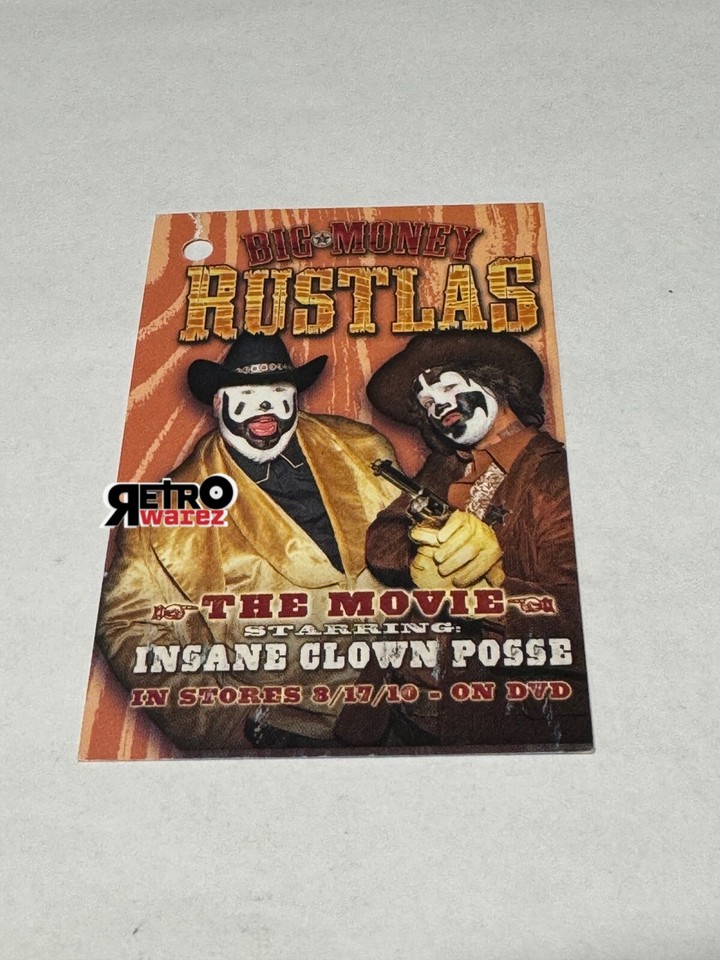 Insane Clown Posse Big Money Rustlas Promo Card Flyer 2.5x4.75” Juggalo ...