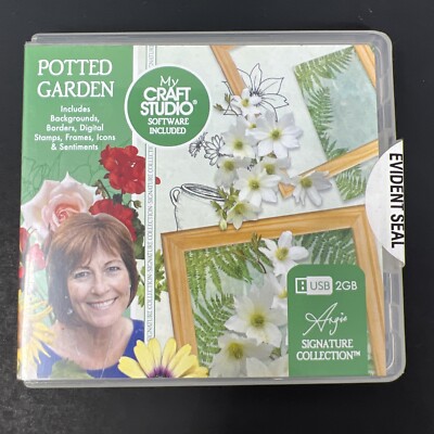 Angie Signature Collection Potted Garden 2GB USB Printables Backgrounds ...