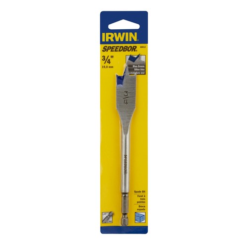 Irwin 88812 Speedbor Blue-Groove Standard Length Woodboring Spade Bit 3 ...