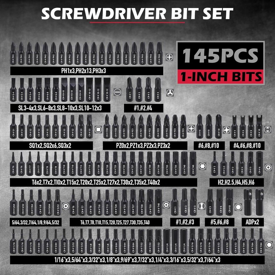 Gunsmith Screwdriver Set Gunsmithing Firearm Tools Kit 232 Bits Pro NEW ...