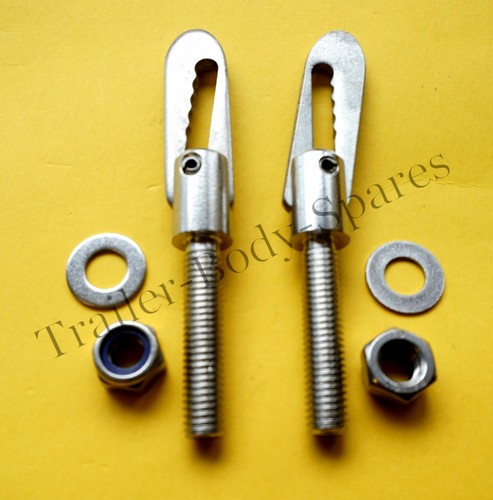 FREE UK Post- 2 x Stainless Steel M8 x 38mm Antiluce Trailer Drop Catch ...