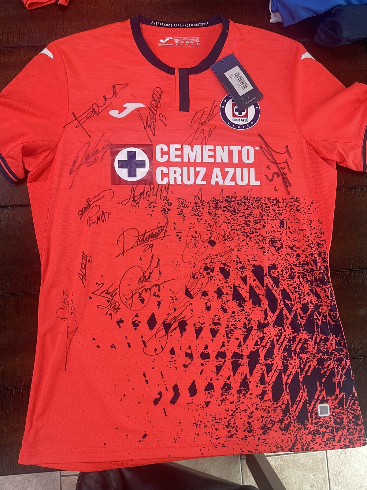 Club Deportivo Cruz Azul 100% Autentica Size L Joma | eBay