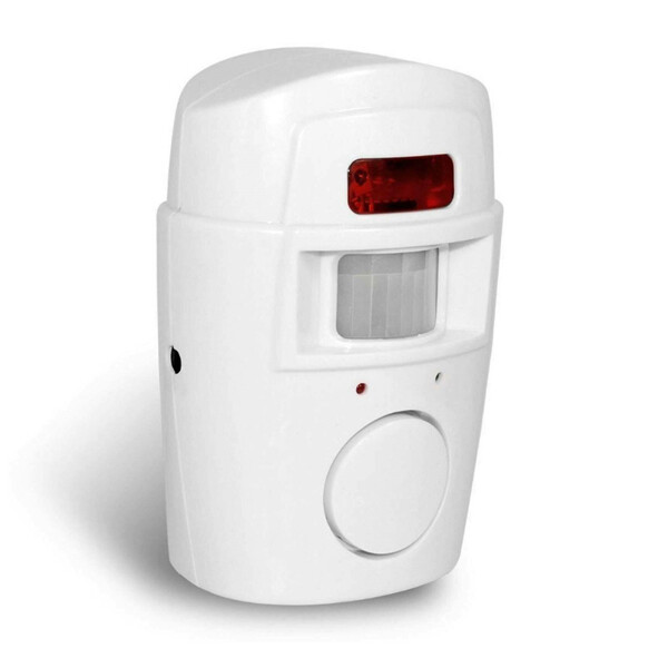 Remote Control PIR Activated Motion Sensor Alarm Kit Battery Operated ...