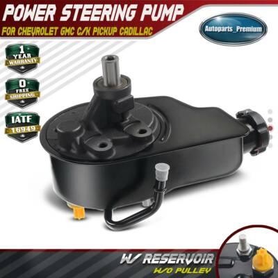 Power Steering Pump w/ Reservoir for Chevrolet GMC C1500 K1500 Cadillac ...