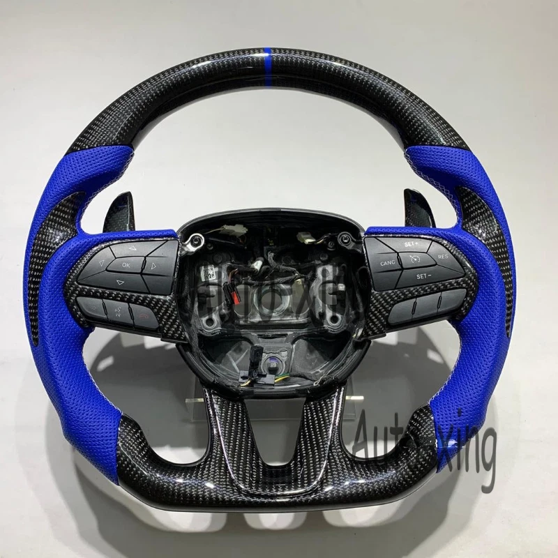 LED Shift Lights Display Real Carbon Fiber Steering Wheel, 51% OFF