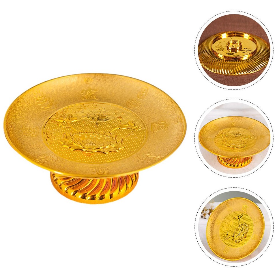Chinses Style Offering Plate Temple Tray Ritual Buddhist Tray Temple ...
