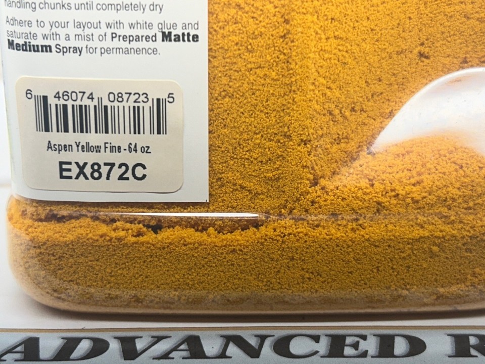 ASPEN YELLOW - FINE - FLOCK & TURF FOLIAGE 64oz -AUTUMN - ALL Scale ...