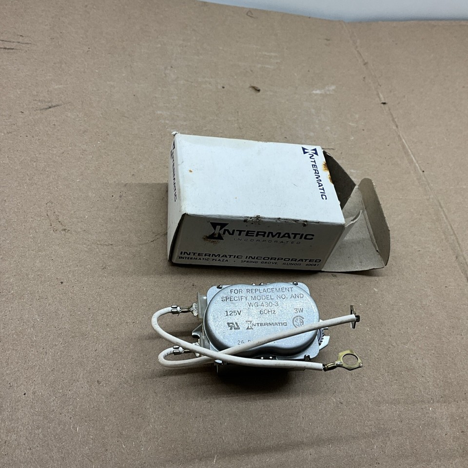 Intermatic Time Clock Timer Motor WG430-3 125V 60Hz Nos | eBay