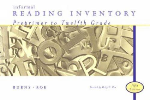 Informal Reading Inventory : Preprimer to Twelfth Grade by Paul C ...