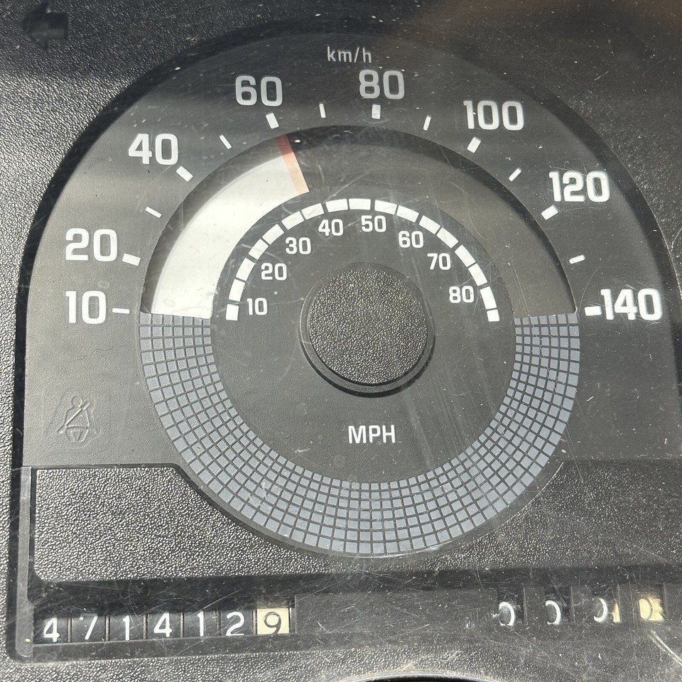 88-91 OBS C1500 C2500 K1500 K2500 140 KM/H INSTRUMENT CLUSTER ...