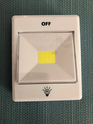 Battery operated light switch white new, usage: CAMPING, DARK ROOM | eBay