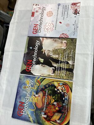 Lot Of 3 GEN Biotechnology Magazine Vol 1 (issue1,2,3) Feb Apr Jun 2022 ...
