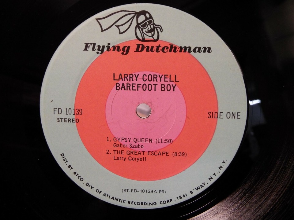 LARRY CORYELL BAREFOOT BOY JAZZ 1970'S LP VINYL ALBUM | eBay